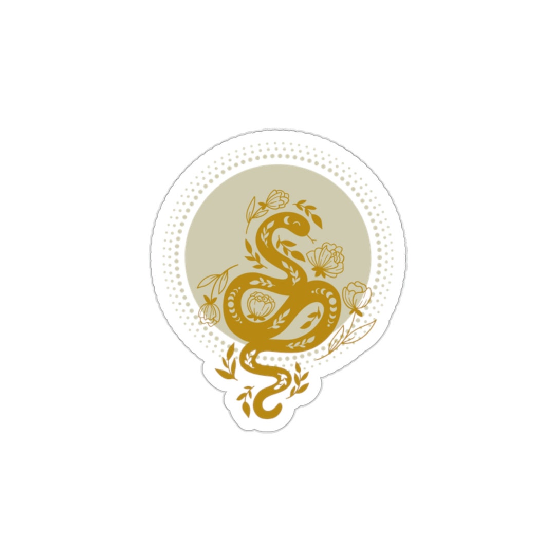 Floral Snake Die-cut Stickers - Etsy