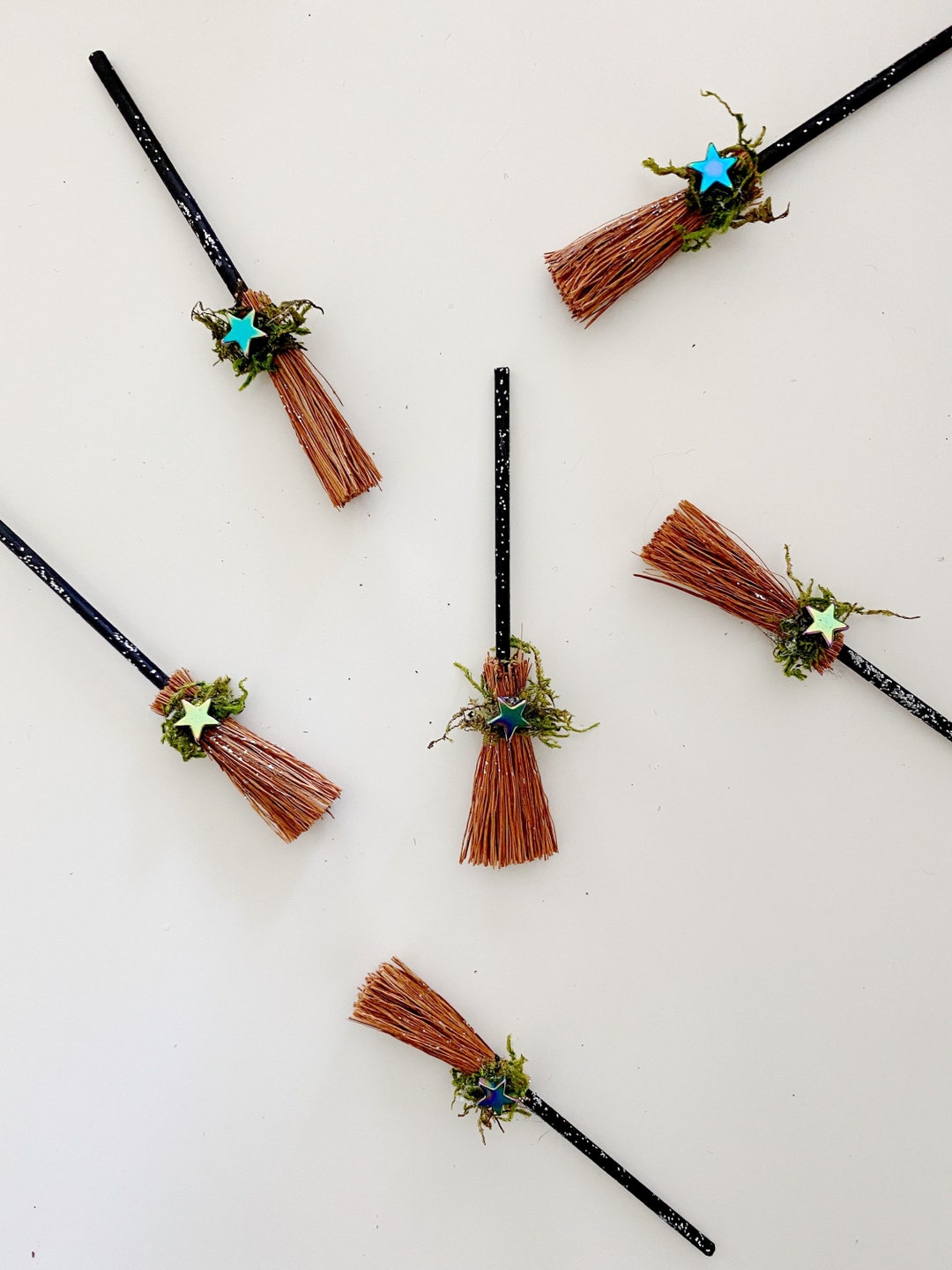 Miniature Broom With Black Handle by Wands and Willows - Etsy