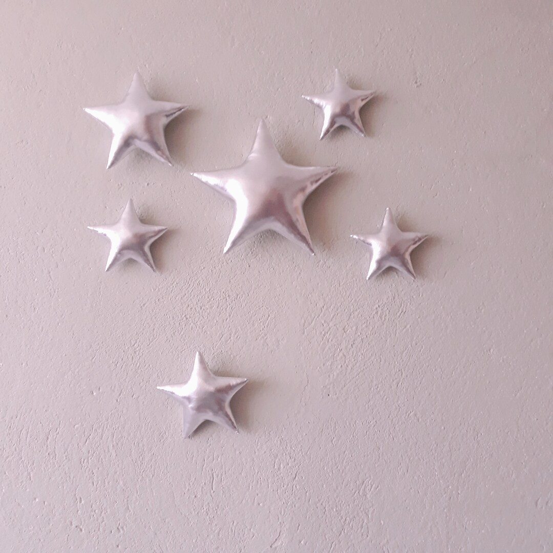 12 Stars Wall Hanging,stars Wall Decor,stars Nursery Decor,baby Shower ...