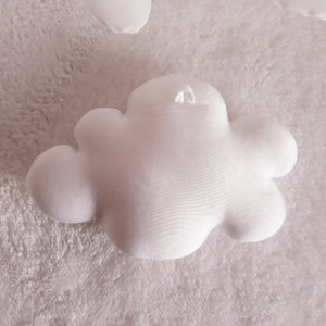 Clouds Wall Hanging,7 Small Clouds Nursery Wall Decor,small Clouds for ...