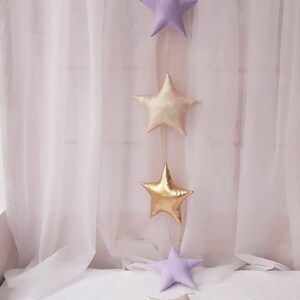 Vertical Star Banner, 7 Star Garland, Stars for Canopy,celing Garland ...