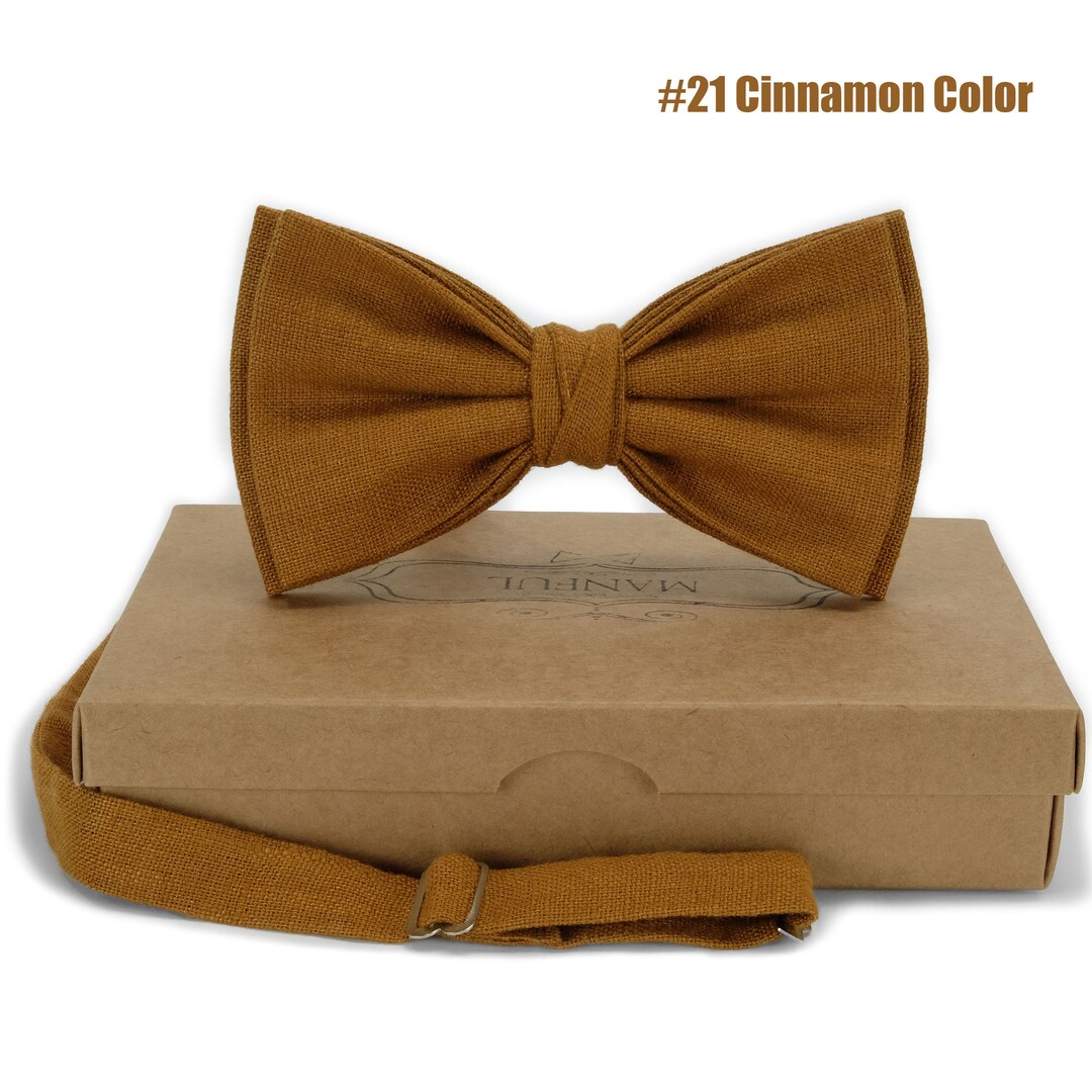 Solid Cinnamon Bow Tie, Cinnamon Bow Tie , Noeud Papillon Cannelle ...