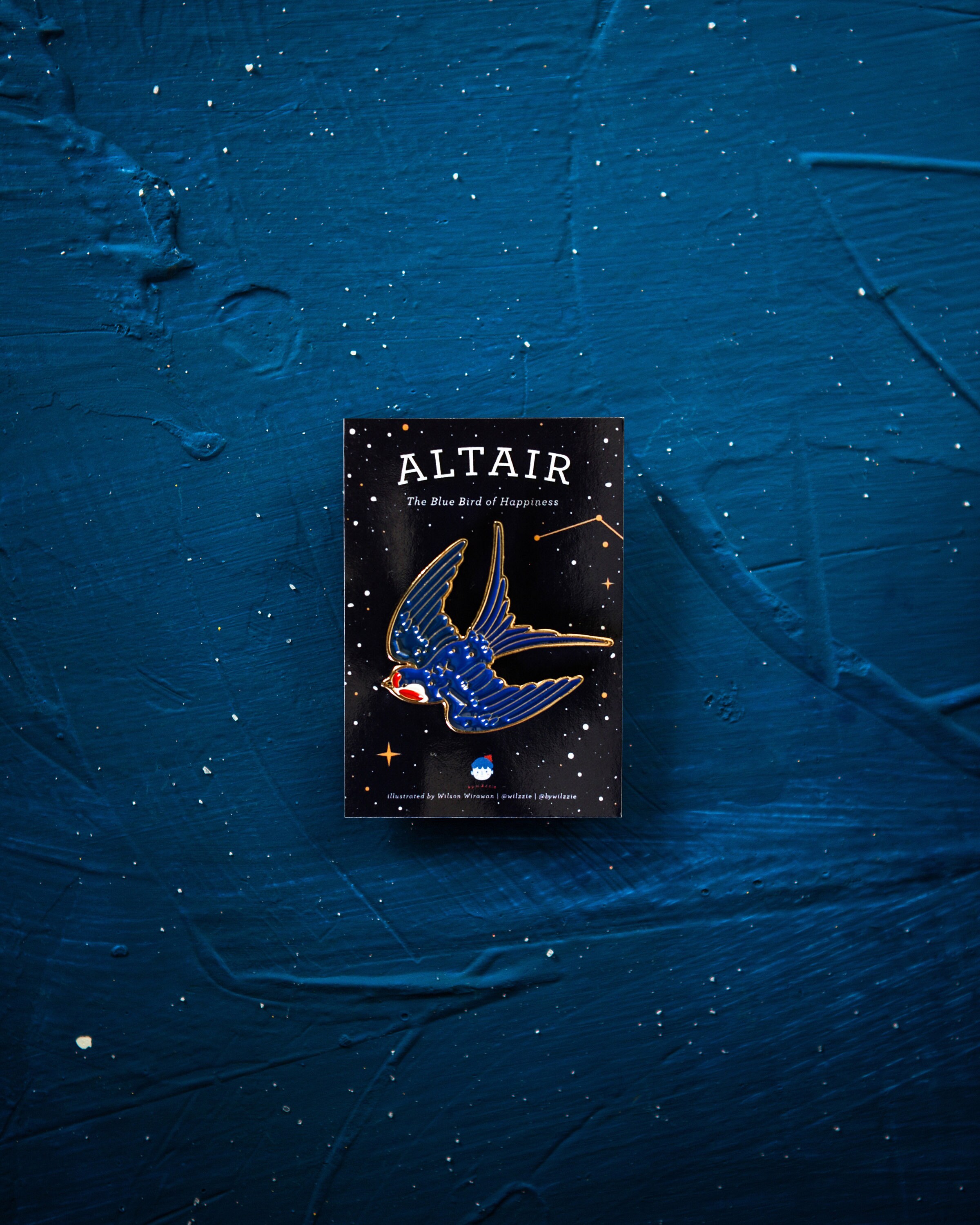 Altair: the Blue Bird of Happiness Blue Swallow Bird - Etsy Australia