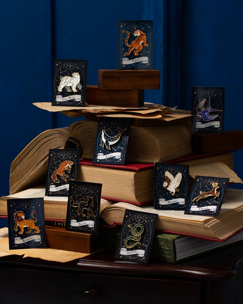 Tigris: the King of the Beasts Tiger Constellation Enamel Pin - Etsy