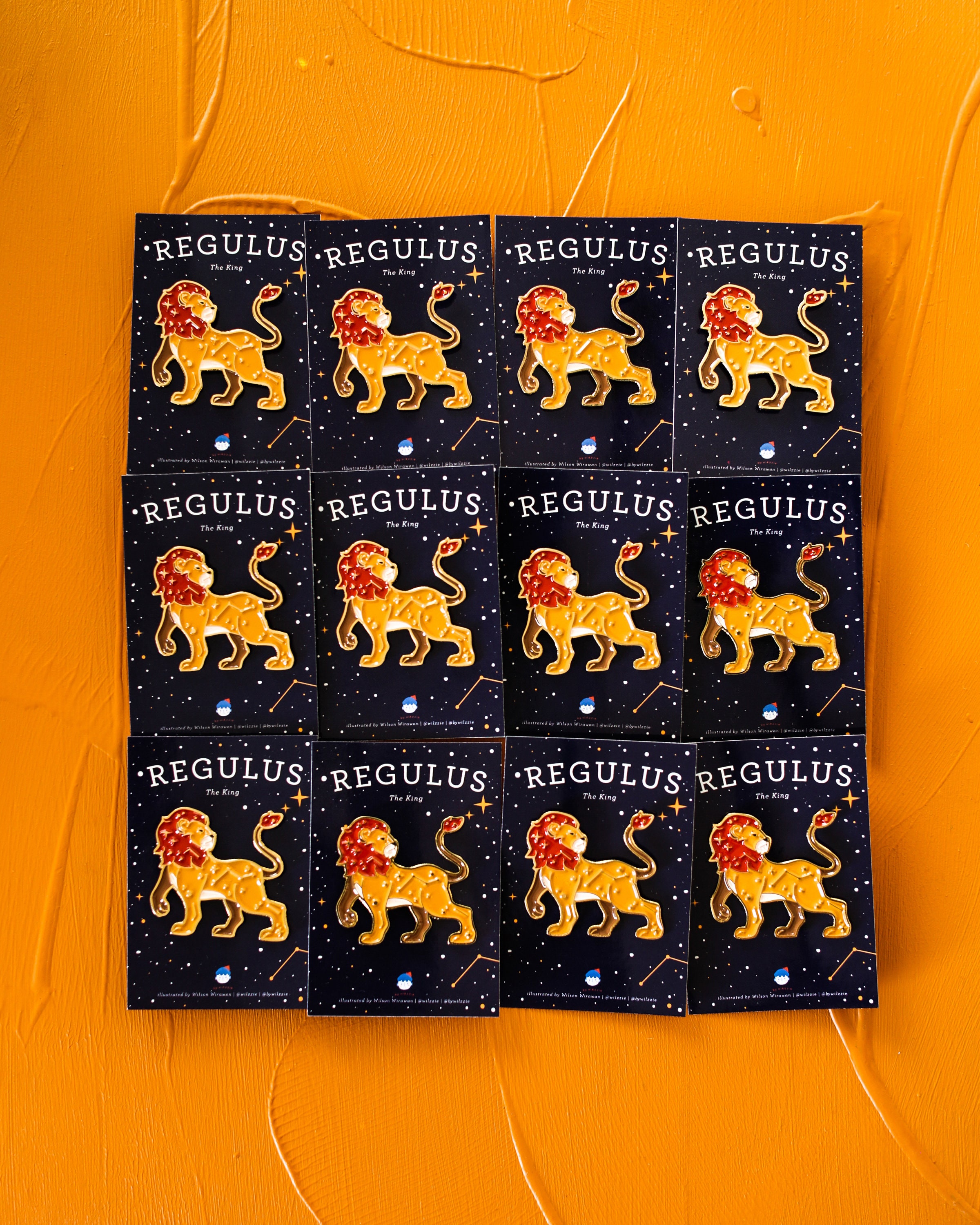 Regulus: The Star of The King Lion Constellation Enamel Pin | Etsy