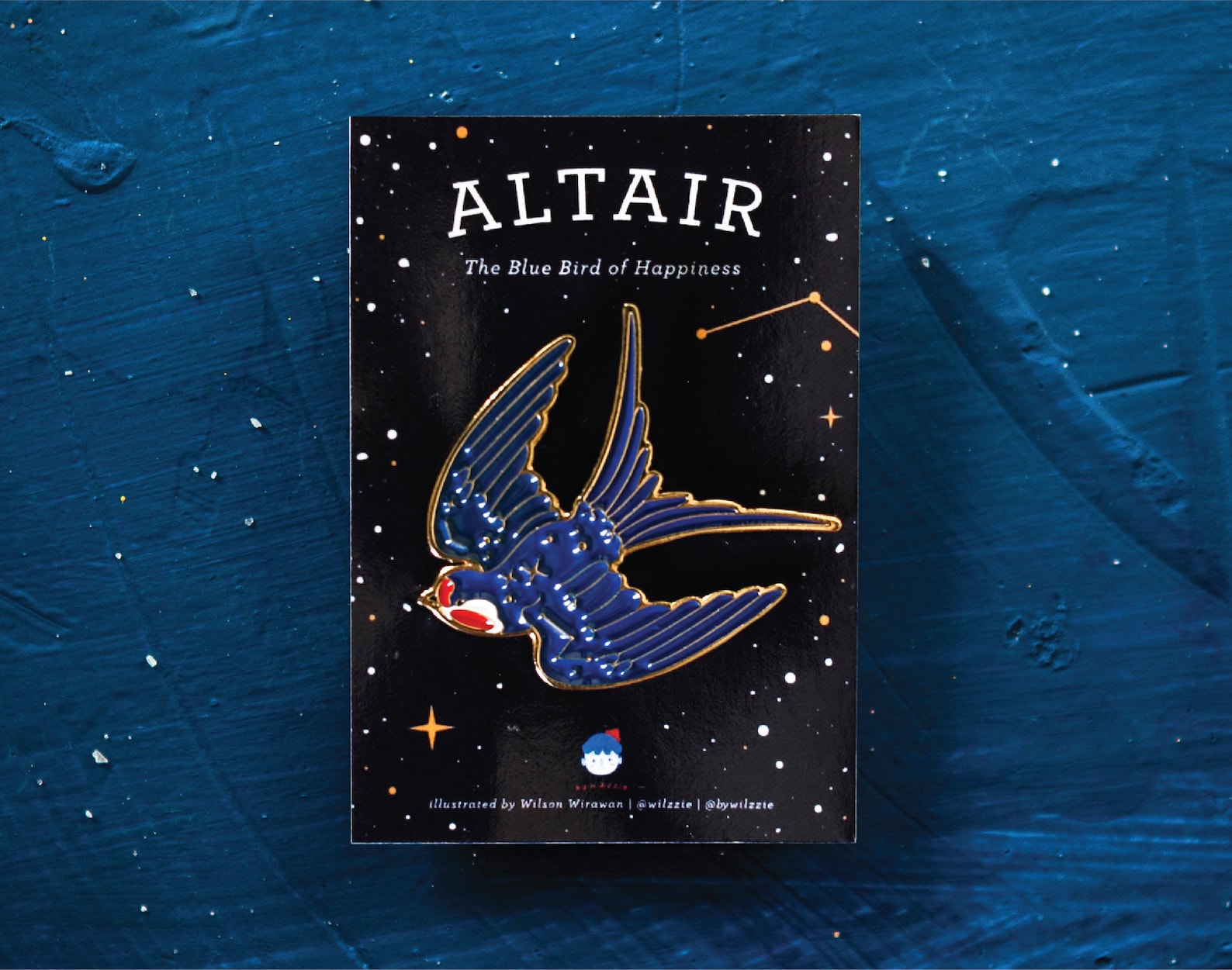 Altair: the Blue Bird of Happiness Blue Swallow Bird | Etsy