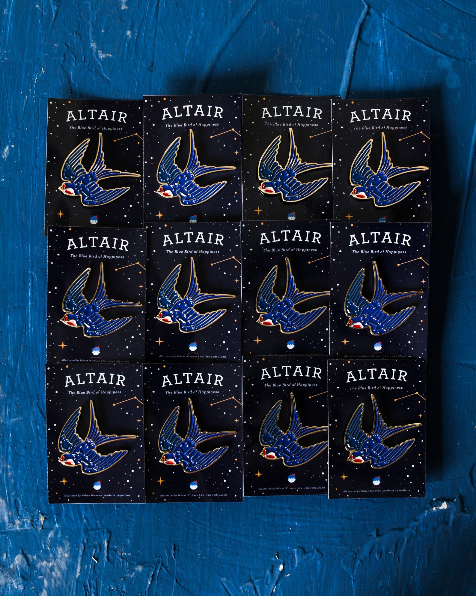 Altair: the Blue Bird of Happiness Blue Swallow Bird - Etsy