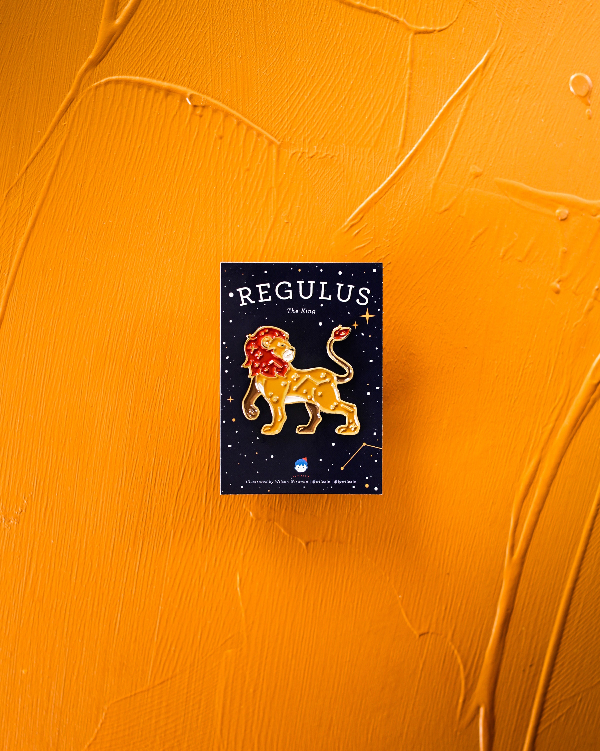 Regulus: The Star of The King Lion Constellation Enamel Pin | Etsy