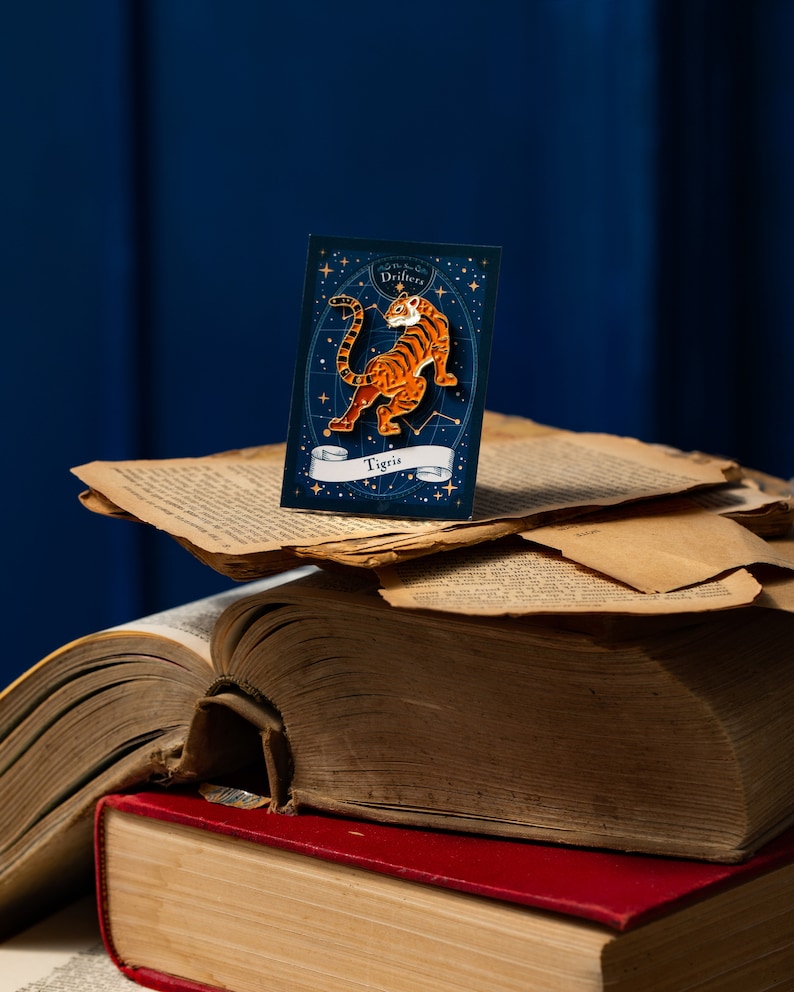 Tigris: the King of the Beasts Tiger Constellation Enamel Pin - Etsy