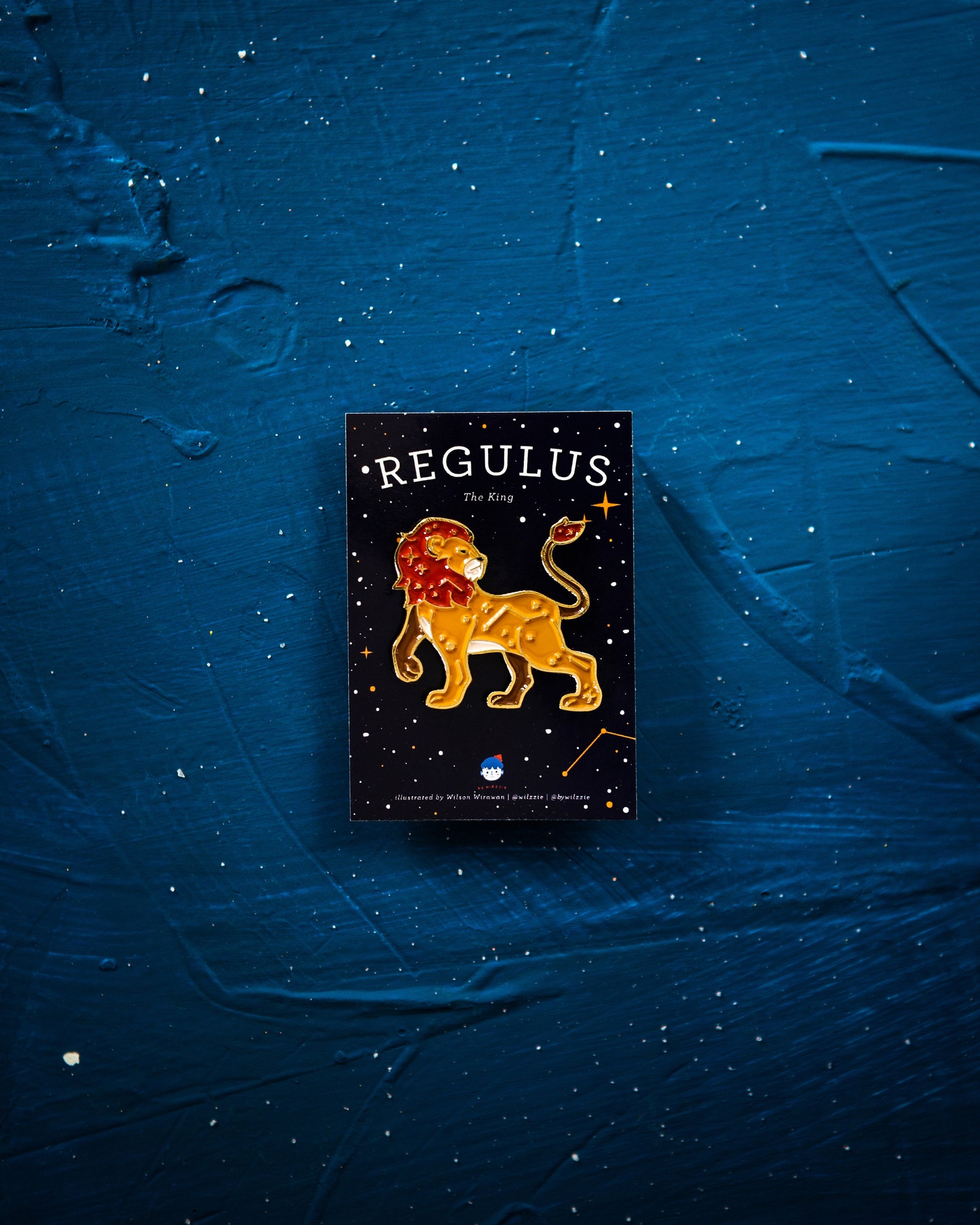 Regulus: The Star of The King Lion Constellation Enamel Pin | Etsy