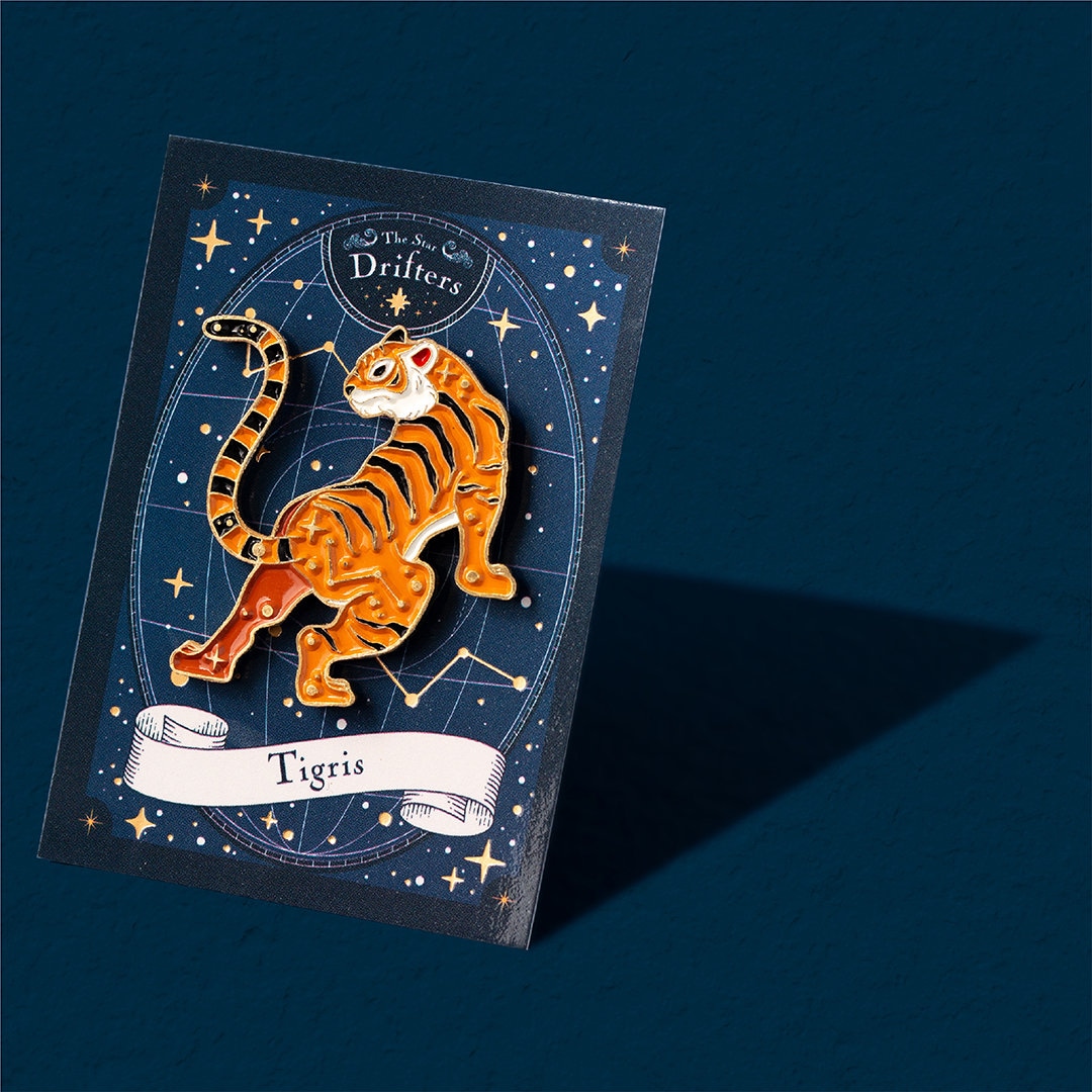Tigris: the King of the Beasts Tiger Constellation Enamel Pin - Etsy