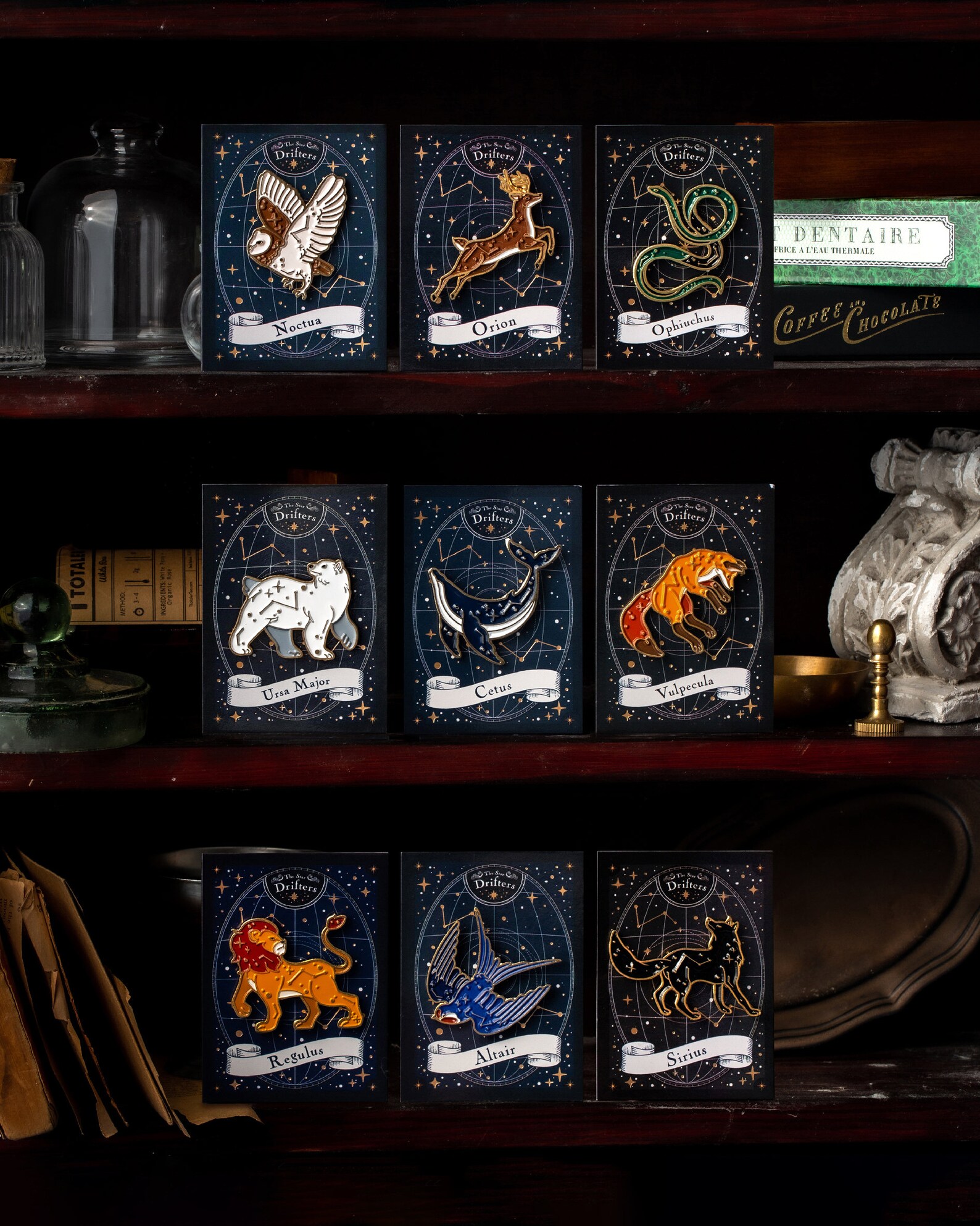 Orion: the Graceful Stag Deer Constellation Enamel Pin - Etsy