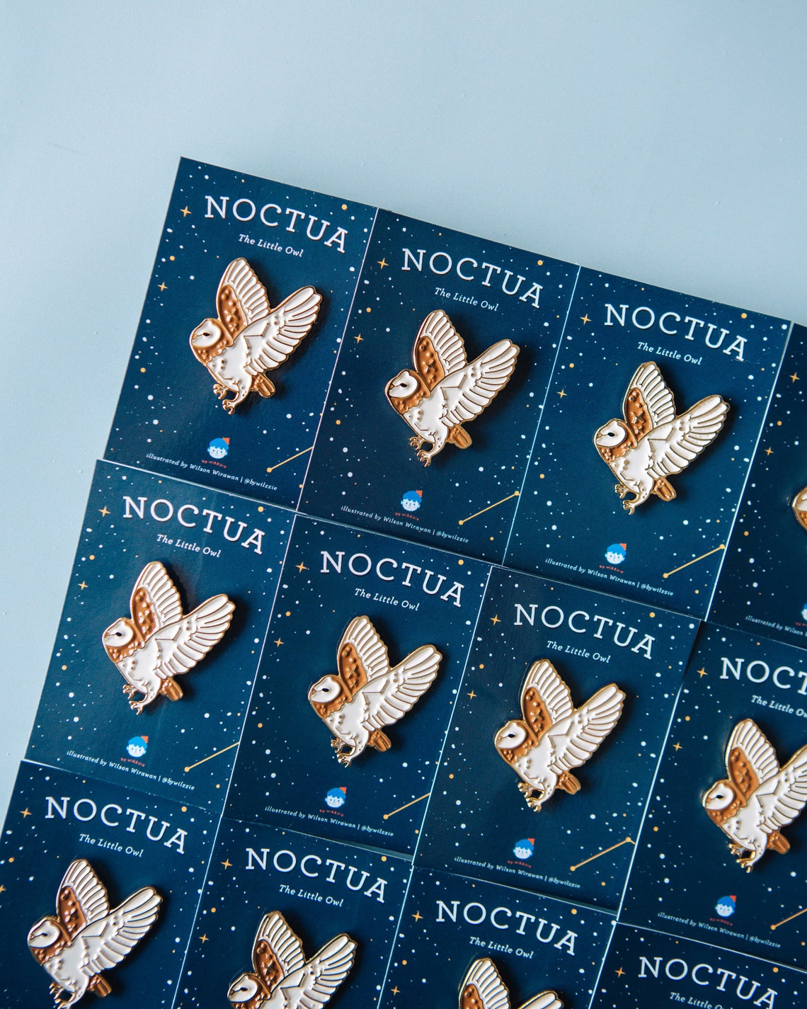 Noctua: the Little Owl Constellation Enamel Pin - Etsy Canada