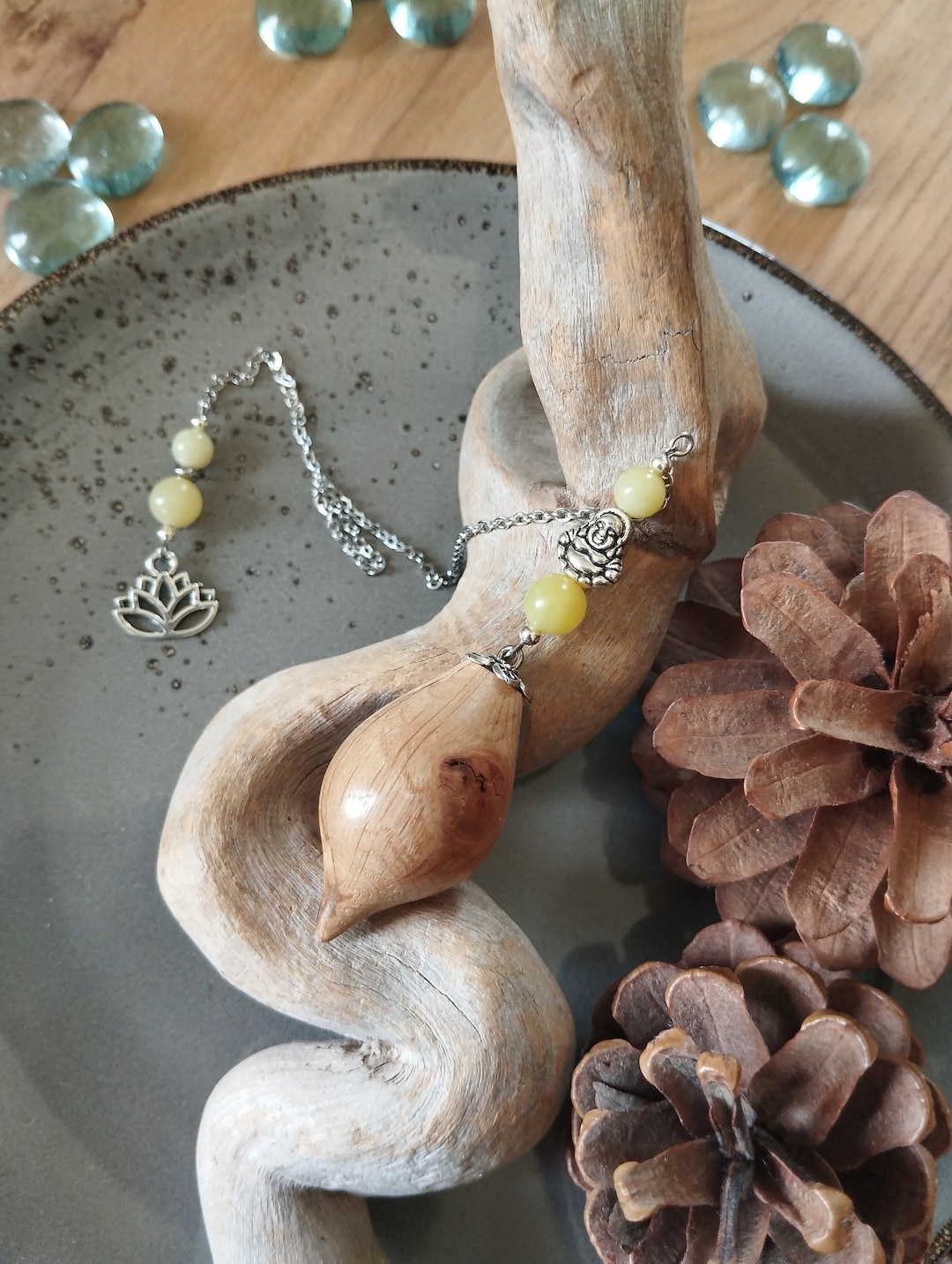 Dowsing Pendulum Made of Green Oak Wood - Etsy UK