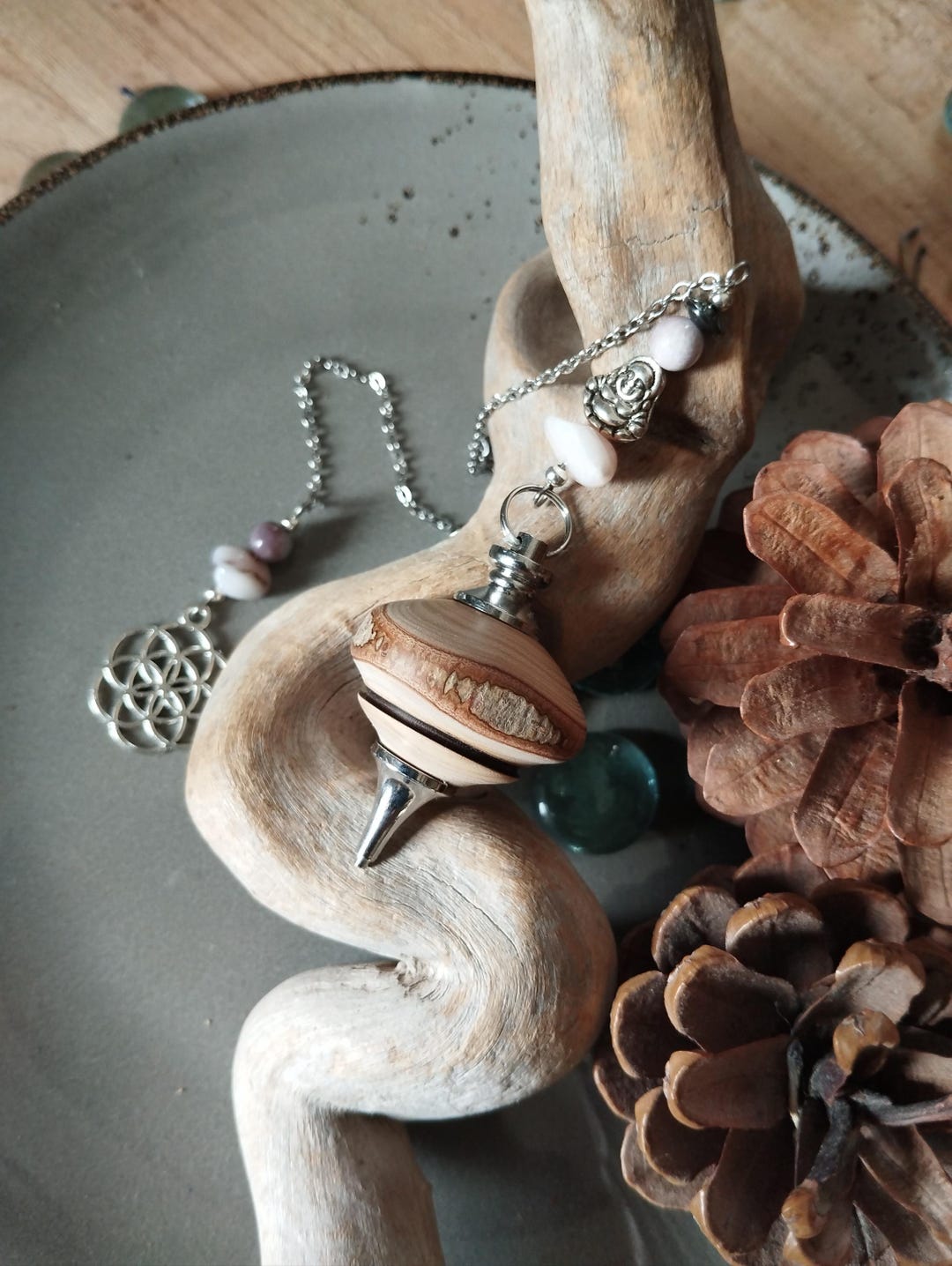 Weighted Pendulum in Precious Olive Wood - Etsy