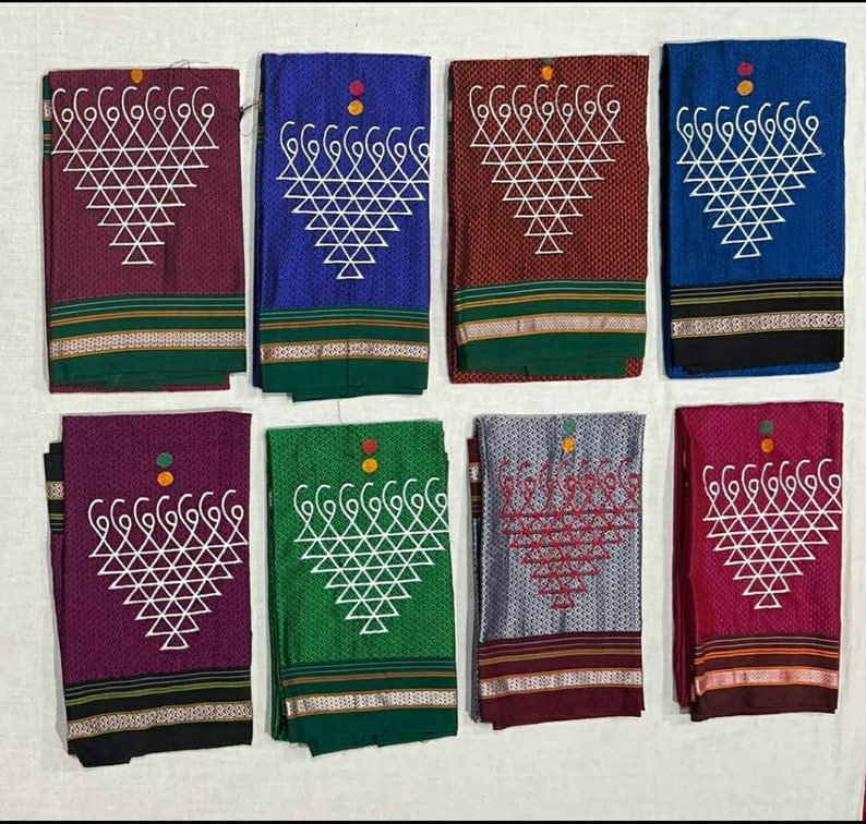 Khun Blouse Pieces/haldi and Kumkum Packets Embroidery Khun - Etsy