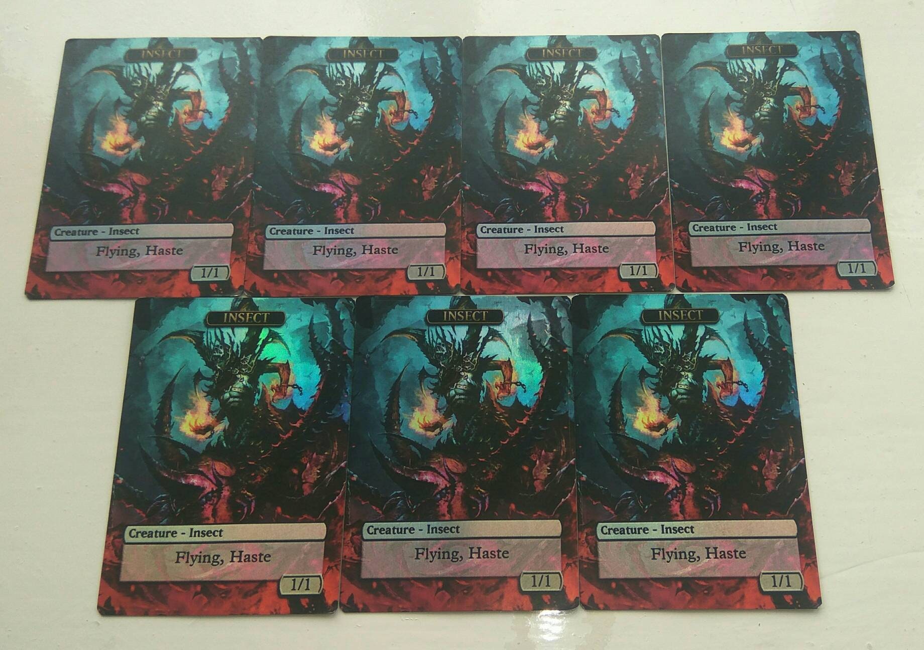 Mtg Insect 1/1 for the Locus God Token Alternative Art // - Etsy