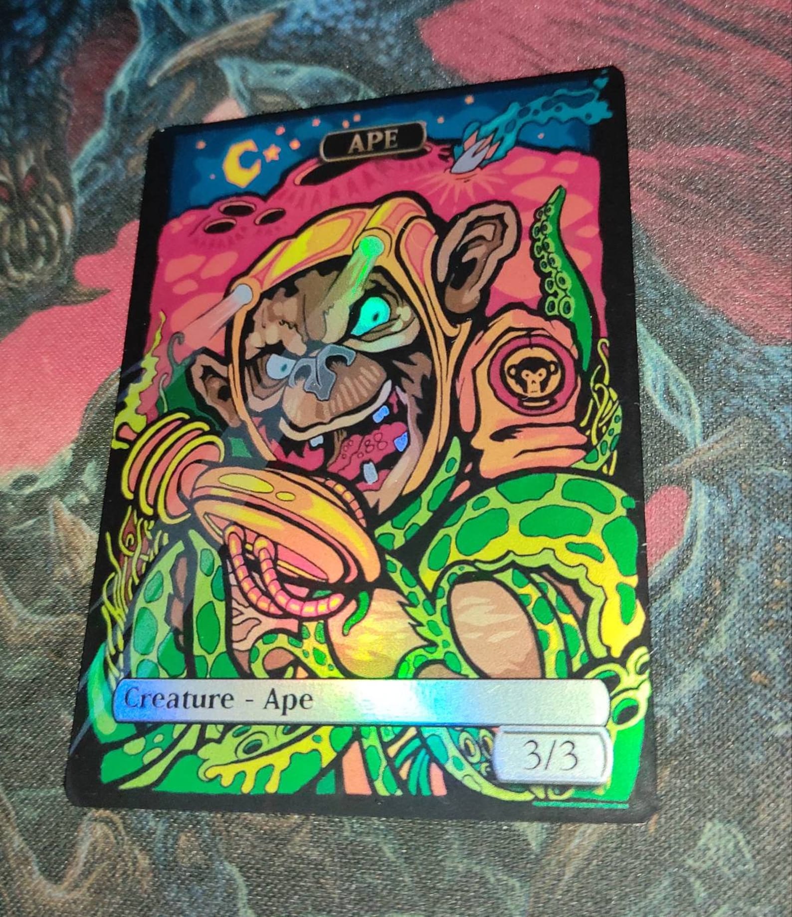 MtG Ape 3/3 Token for Pongify Alternative Art // Chose the | Etsy