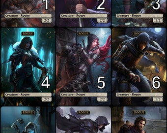 Mtg Rogue Token - Etsy
