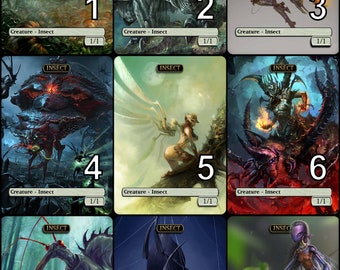 Mtg Insect Token - Etsy