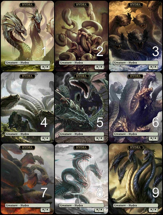 Mtg Hydra / Token Alternative Art // Chose the Art for | Etsy