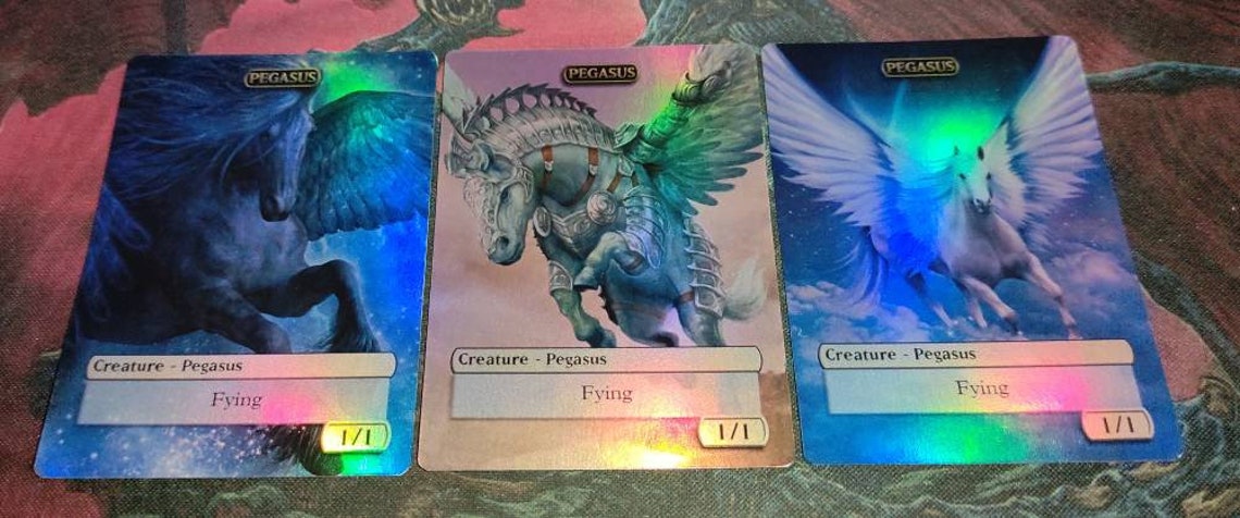 Mtg Pegasus 1/1 Token Alternative Art // Chose the Art for | Etsy