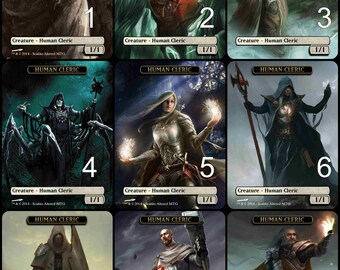 Mtg Human Token - Etsy