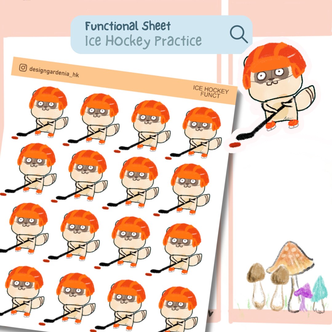 Score Big With Adorable Fun: Hand-drawn Cute Critter Planner Stickers ...