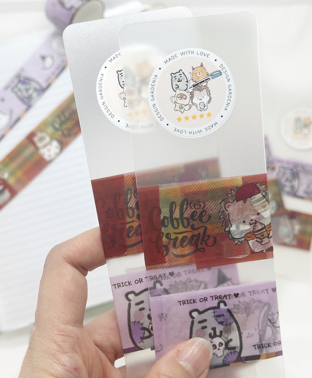 Cute Kawaii Washi Tape Sampler Halloween Autumn Fall Stationery ...