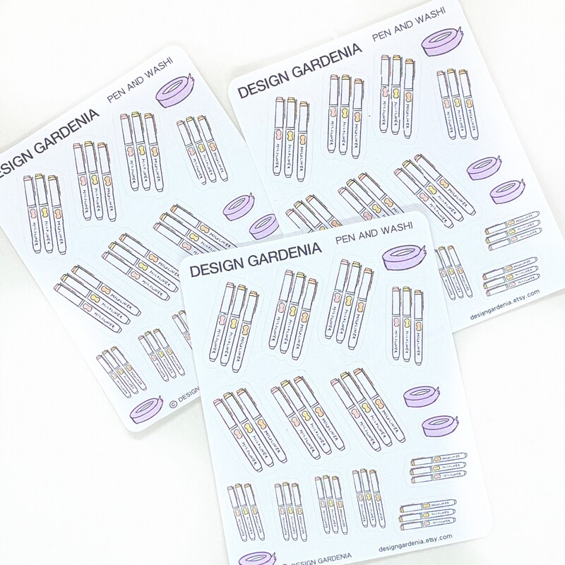 Mildliner Pens - Etsy