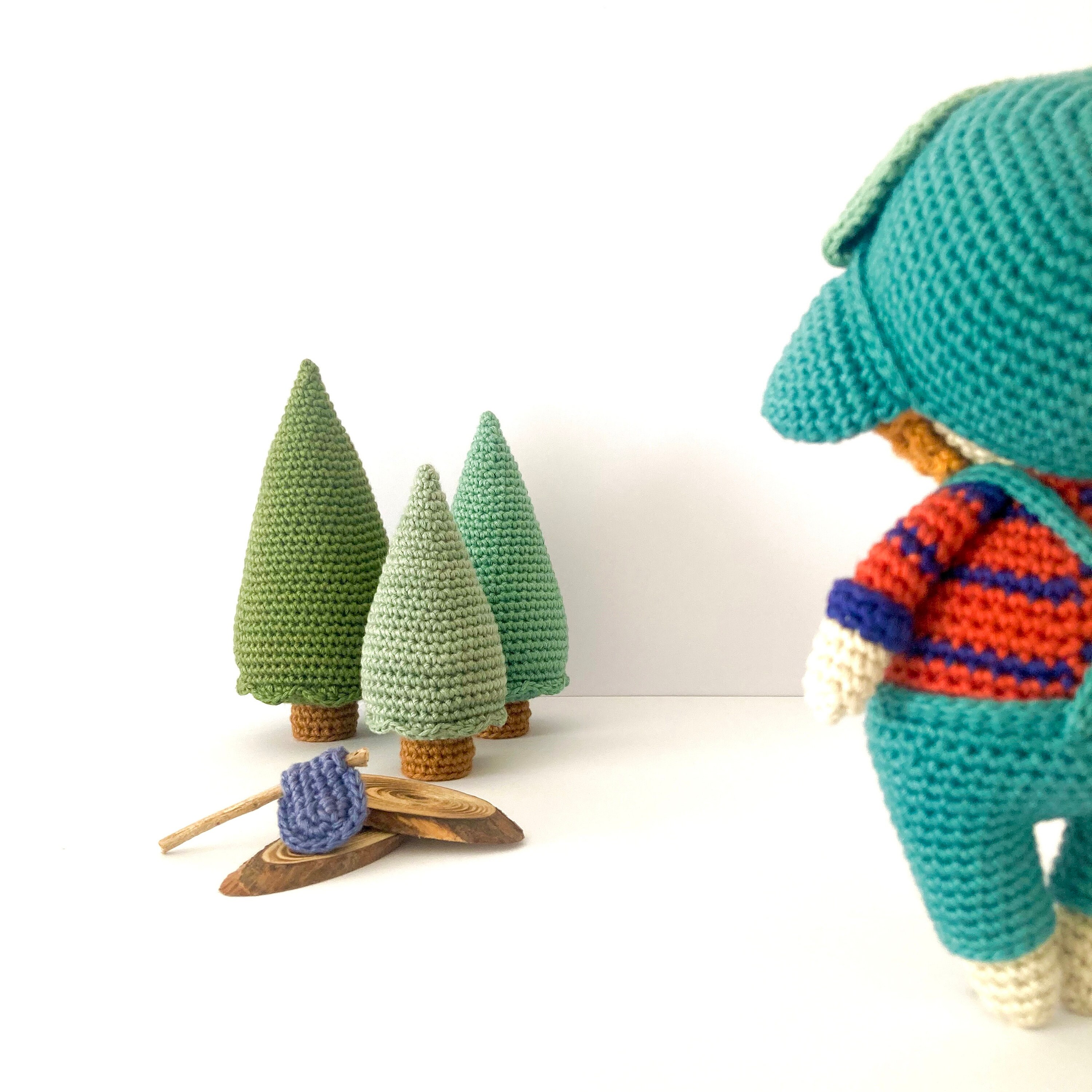 Forest the Lumberjack Amigurumi Crochet Pattern | Etsy