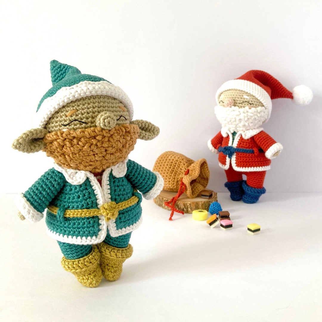 Santa Claus and Ralphie the Elf - Etsy