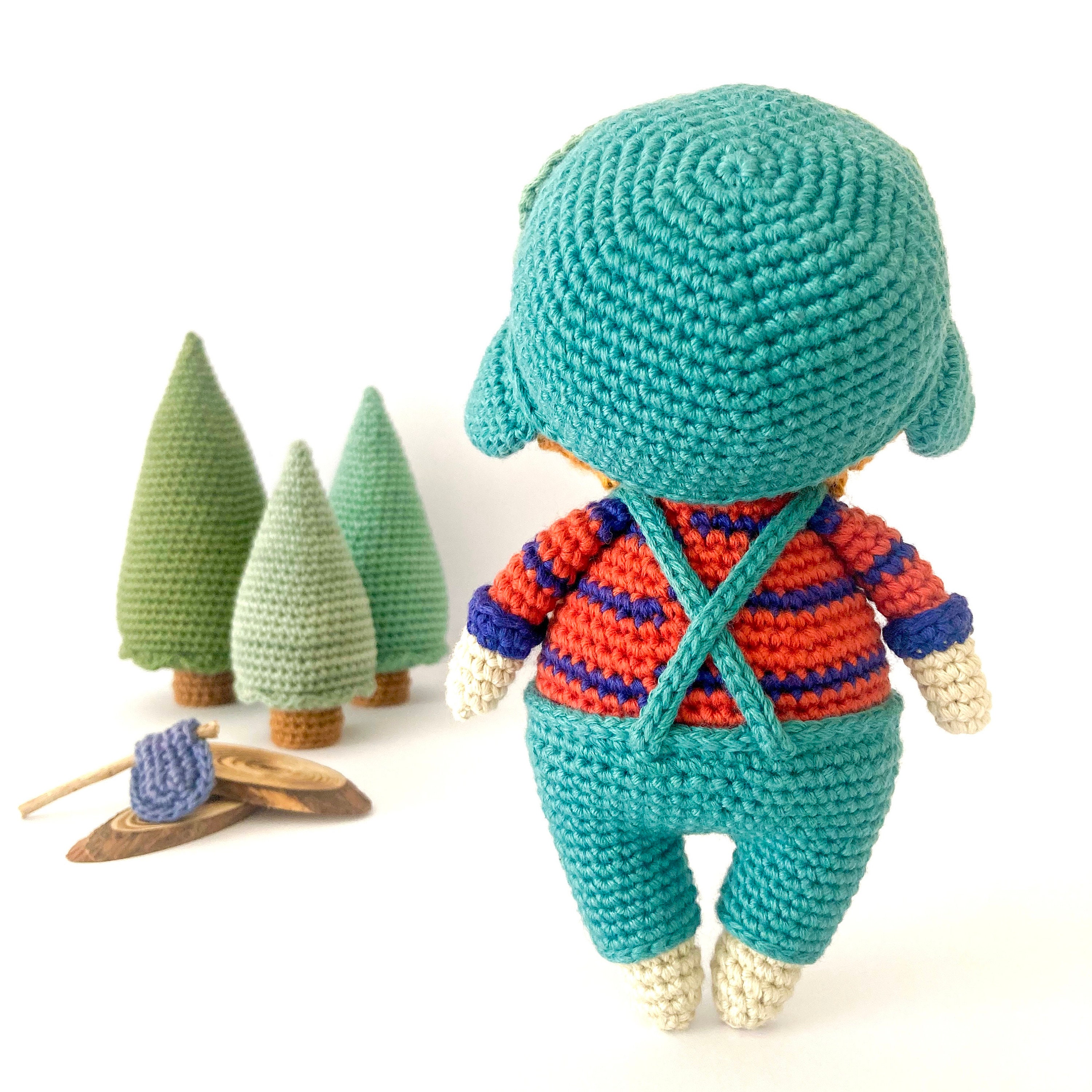 Forest the Lumberjack - Amigurumi Crochet Pattern - Etsy