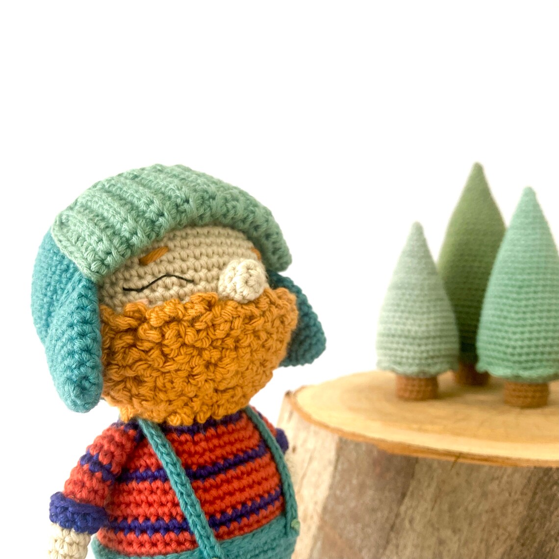 Forest the Lumberjack Amigurumi Crochet Pattern | Etsy