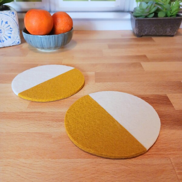 Felt Coasters - Etsy