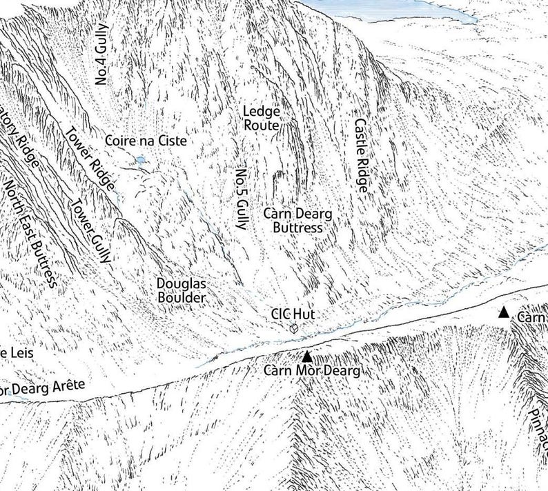 Ben Nevis Britain's Highest Peak Lochaber. Line - Etsy