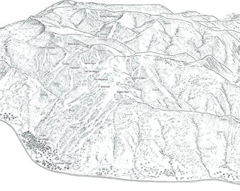 Vail 3d Map - Etsy