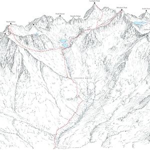 3D Map of Carrauntoohil in the Macgillycuddy's Reeks, Ireland - Etsy UK