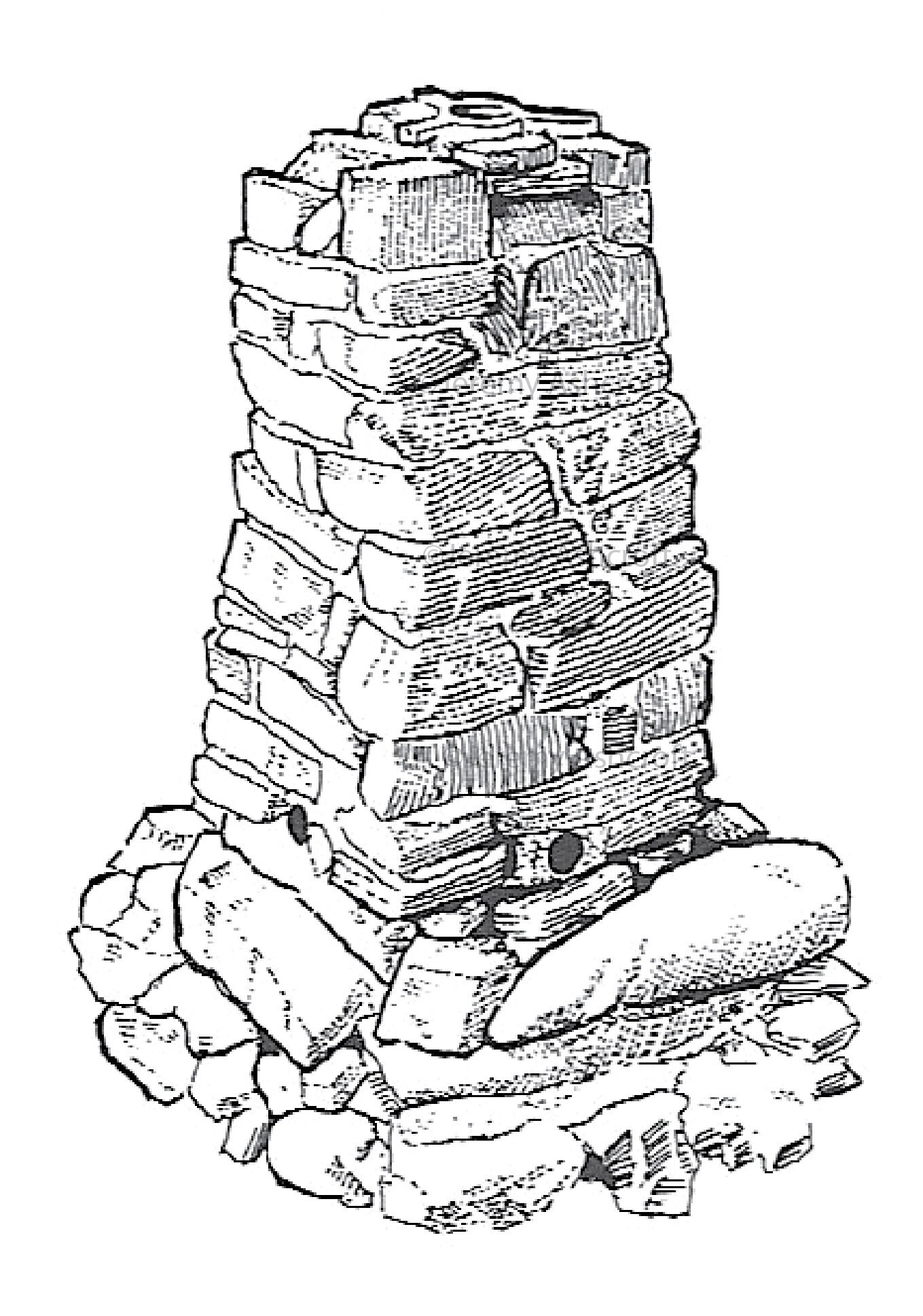 Scafell Pike, Lake District, Trig Point. Line Illustration. - Etsy