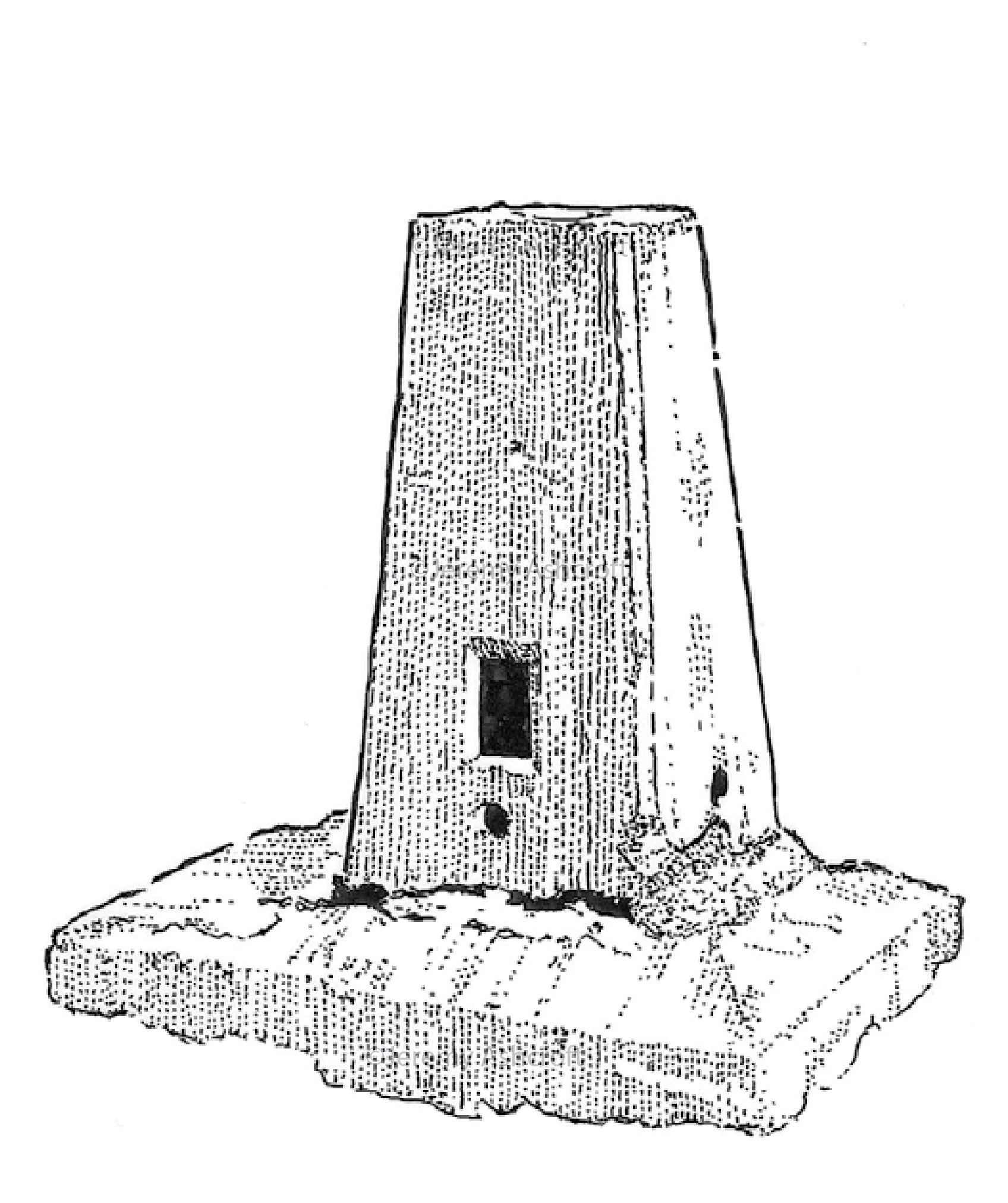 Skiddaw Lake District Trig Point. Line Illustration. - Etsy