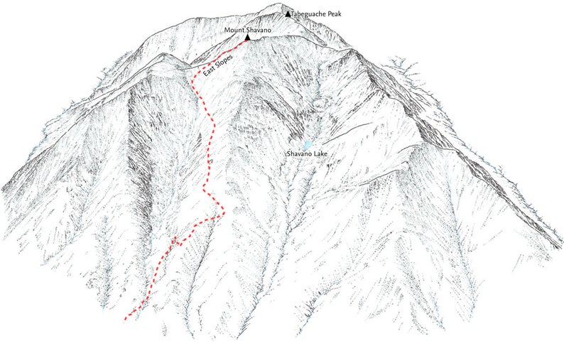 Mount Shavano and Tabeguache 14ers Line Illustration - Etsy UK