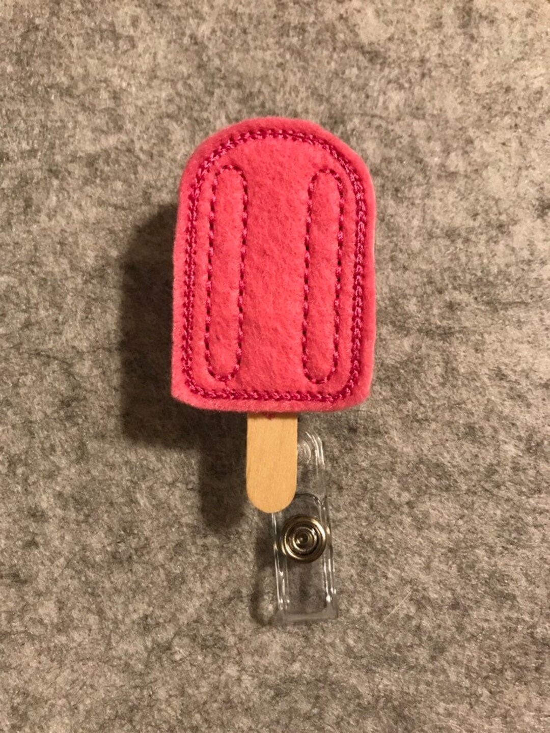 Pink Popsicle Nurse Retractable Reel Badge Clip Holder - Etsy