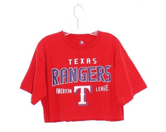 Texas Rangers Crop Top | Etsy