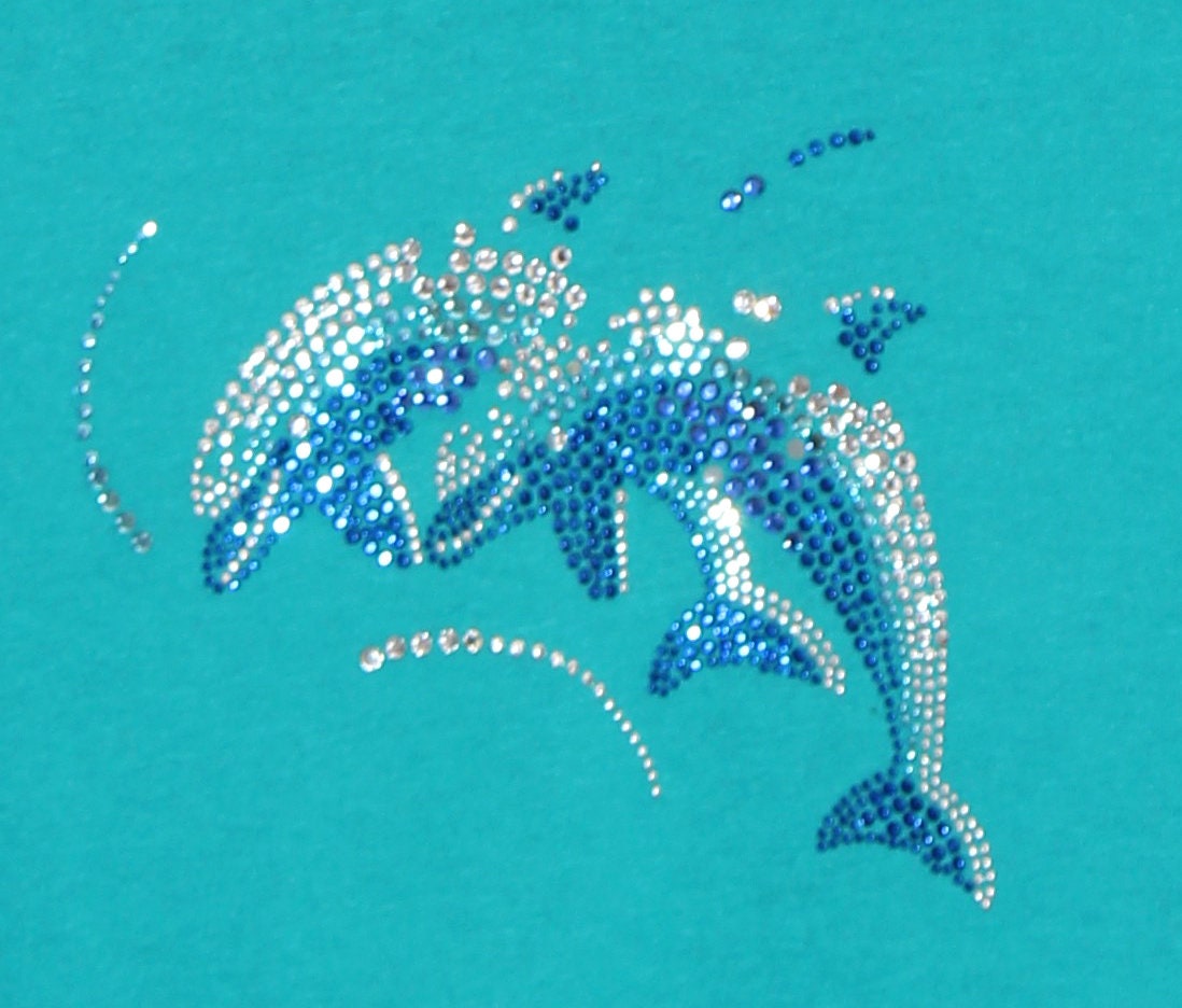 Vintage DOLPHIN crop top SPARKLE bedazzled RHINESTONE studded - Etsy France