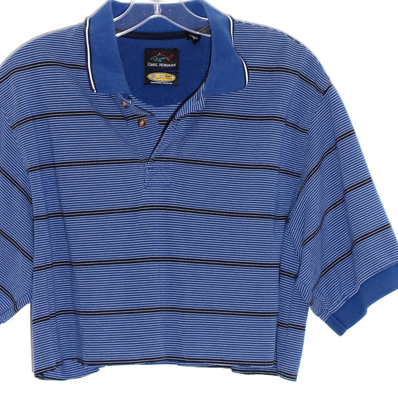 POLO CROP TOP Preppy Striped Shirt Cropped Shirt Mens Polo | Etsy