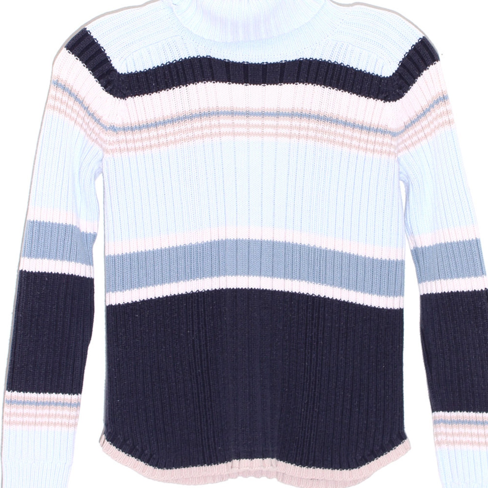 90s TURTLENECK turtleneck sweater STRIPED ribbed knit sweater | Etsy