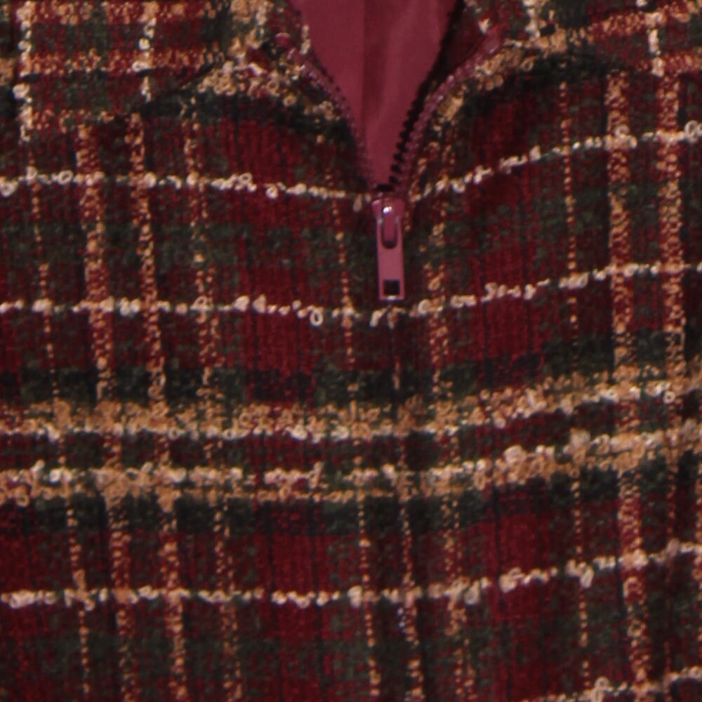 Vintage Blazer TWEED PLAID Blazer Jacket Striped Check Pattern ...