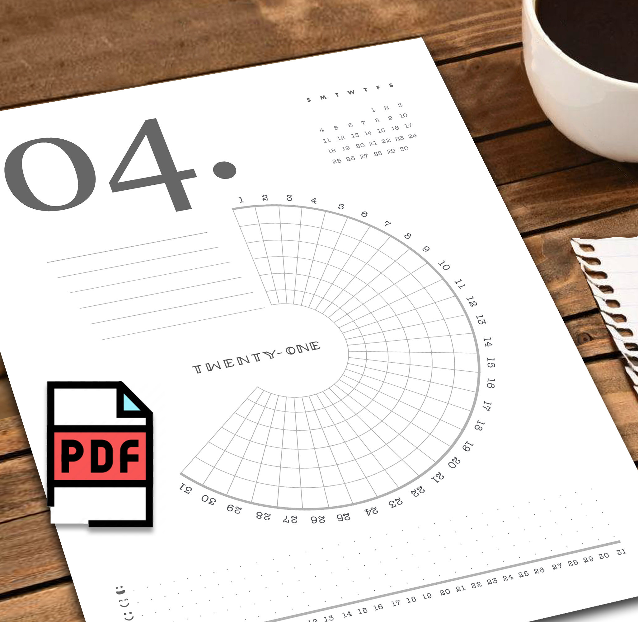 Printable Monthly Habit Tracker Circle Habit Tracker Yearly | Etsy