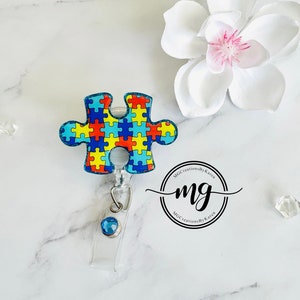 Autism Badge Reel, Autism Awareness Reel, Autism Reel, Autism Awareness ...