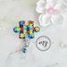 Autism Badge Reel Autism Awareness Reel Autism Reel Autism - Etsy